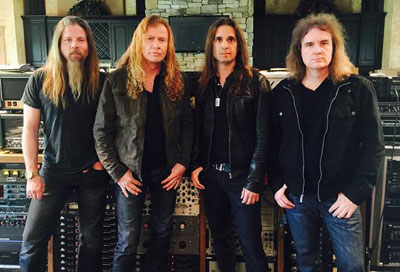 Colaboración en el disco de MEGADETH. Posible nuevo cambio de cantante ...